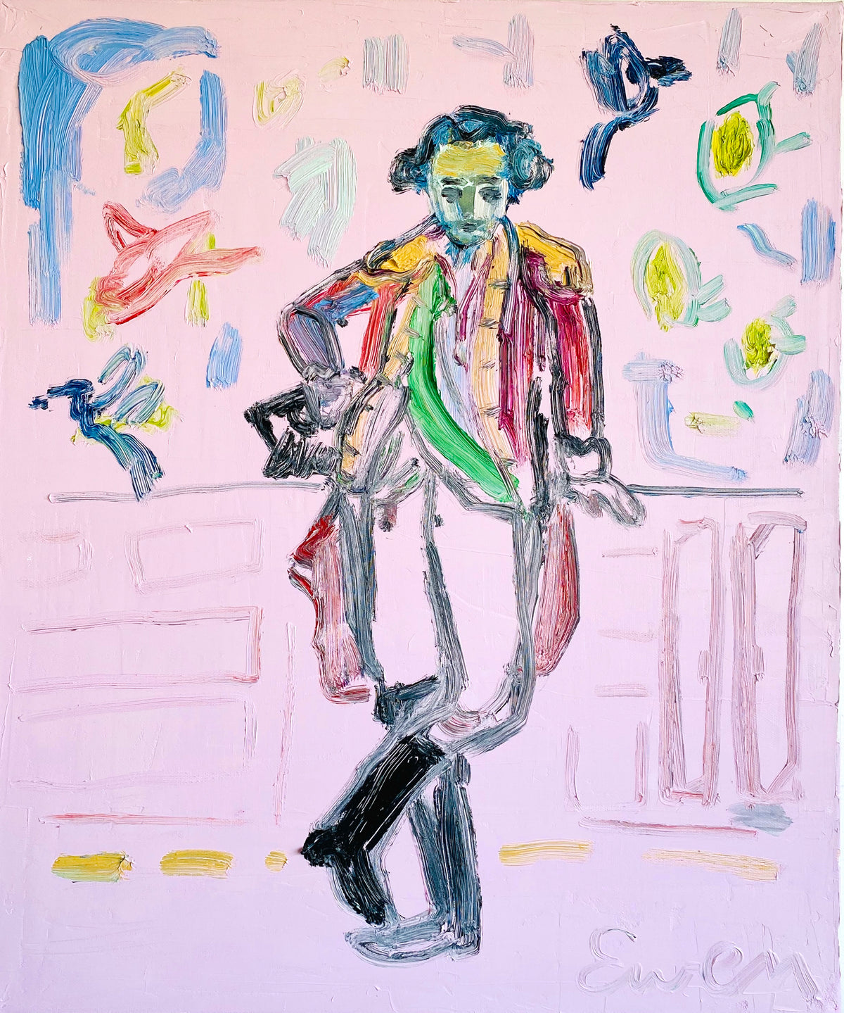 Painting // George Washington Backstage | Anne-Louise Ewen: Studio